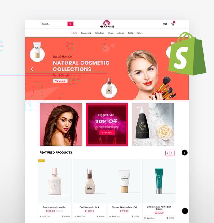 25+ Best Free and Premium Shopify Themes for Beauty and Cosmetics Stores in 2023